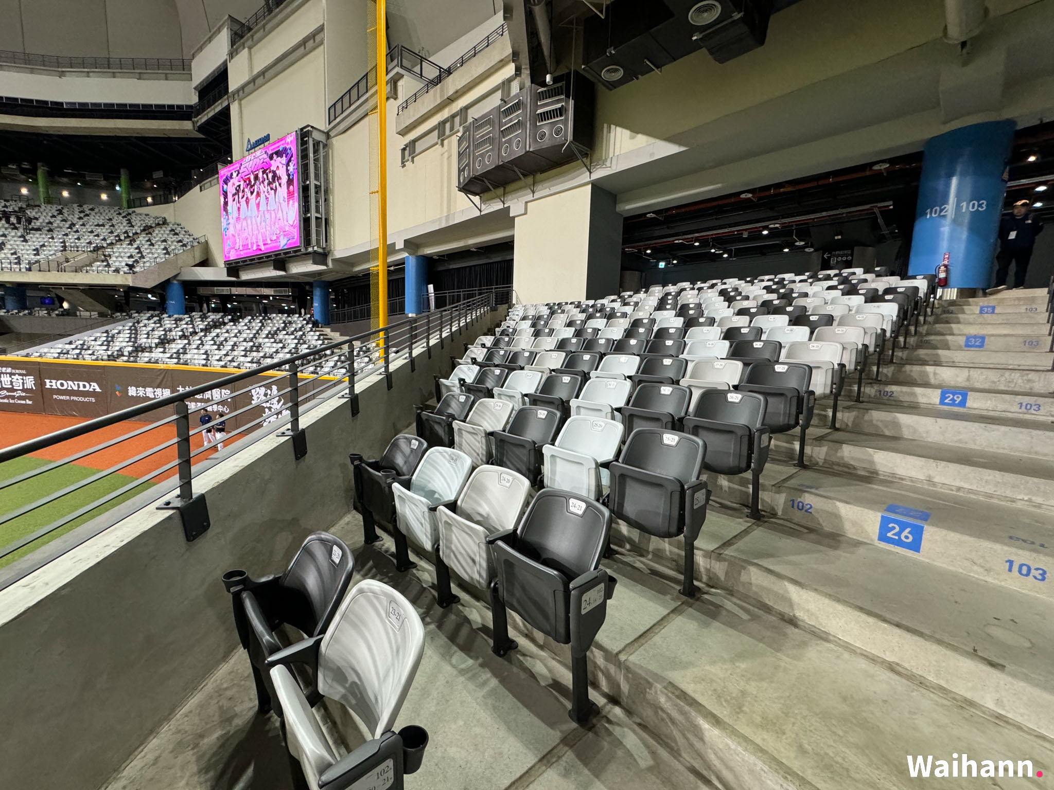 臺北大巨蛋買票必看 1！內野 B1 座位視野圖 102 區至 110 區【持續更新】 - 旅途中的外行人。吃喝玩樂